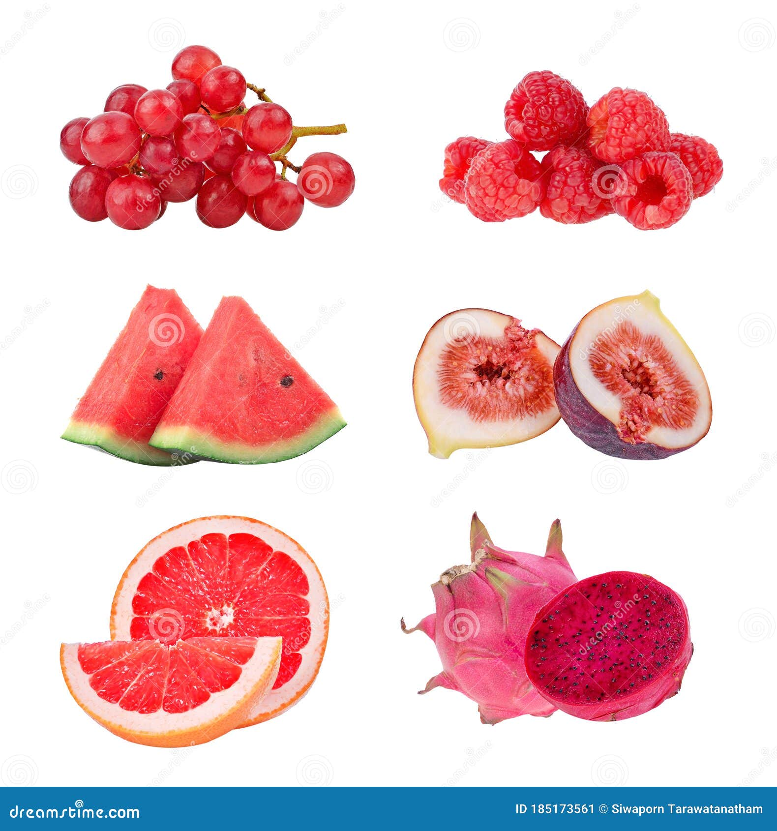 Fruto Rojo Sobre Fondo Blanco Imagen de archivo - Imagen de ingrediente ...