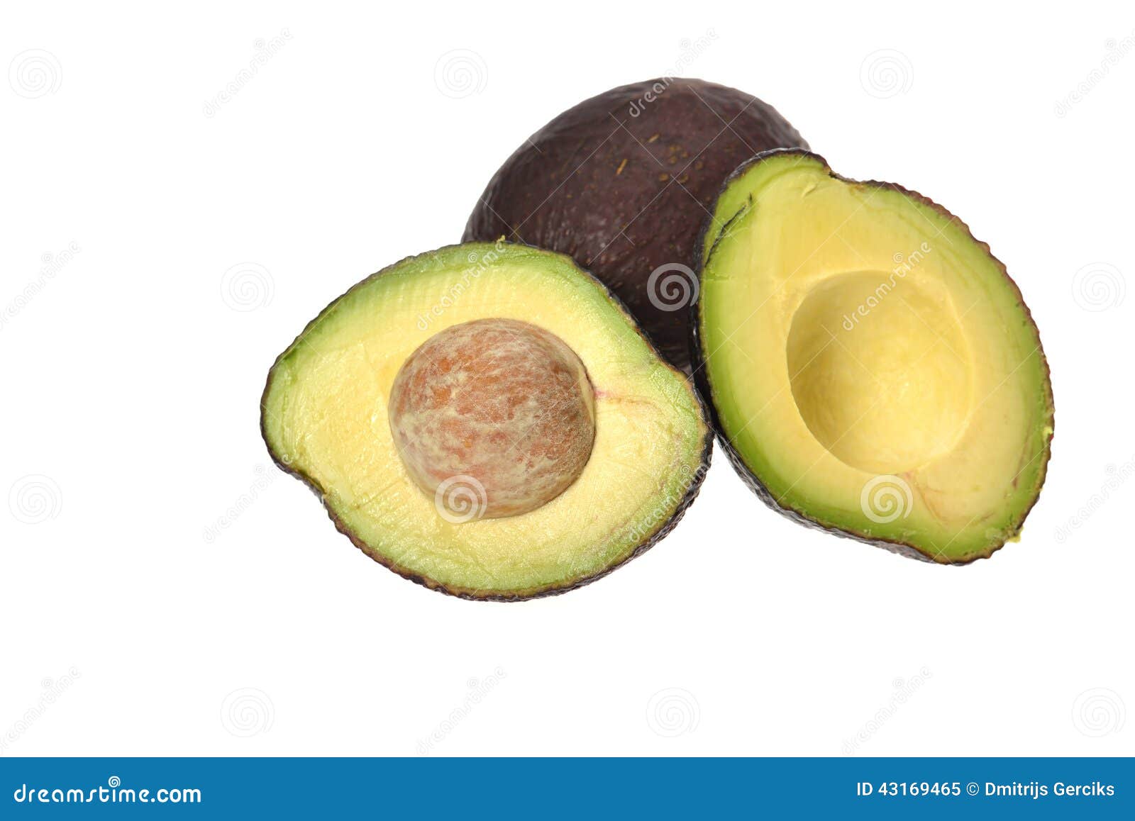 Frutos de abacate imagem de stock. Imagem de isolado - 43169465