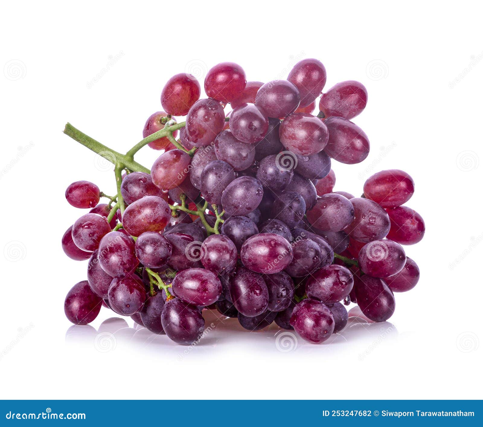 Frutos De Uva Aislados De Fondo Blanco Foto de archivo - Imagen de ...