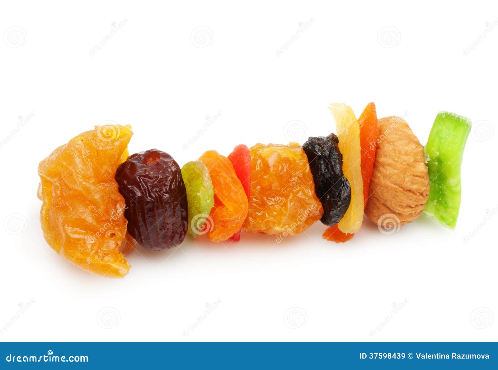 Frutos Secos Da Mistura Isolados Imagem de Stock - Imagem de verde ...