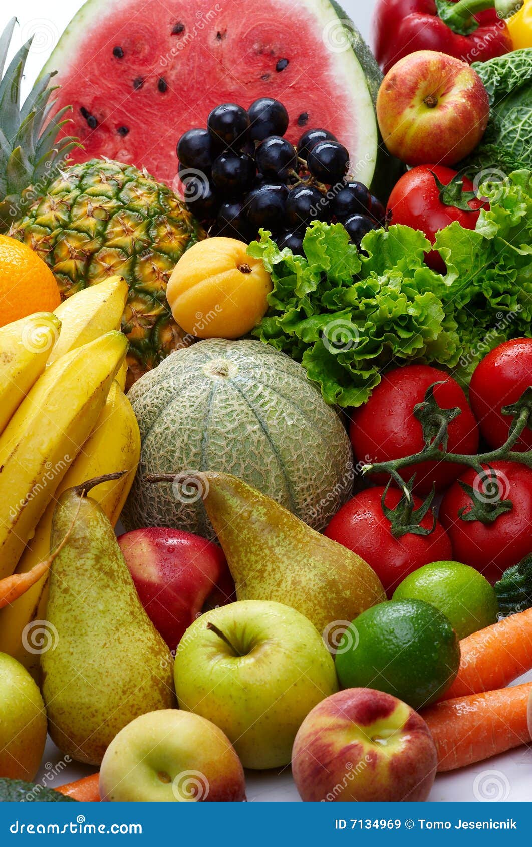 Frutta e verdure immagine stock. Immagine di fresco, cavolo - 7134969