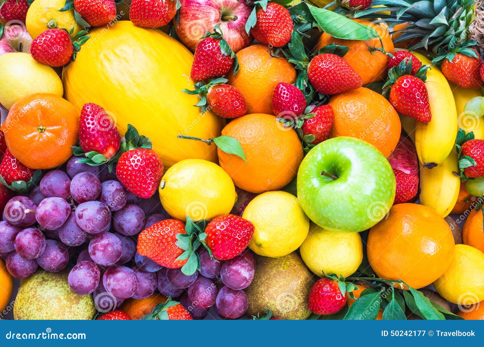 Frutta mista fresca immagine stock. Immagine di squisito - 50242177