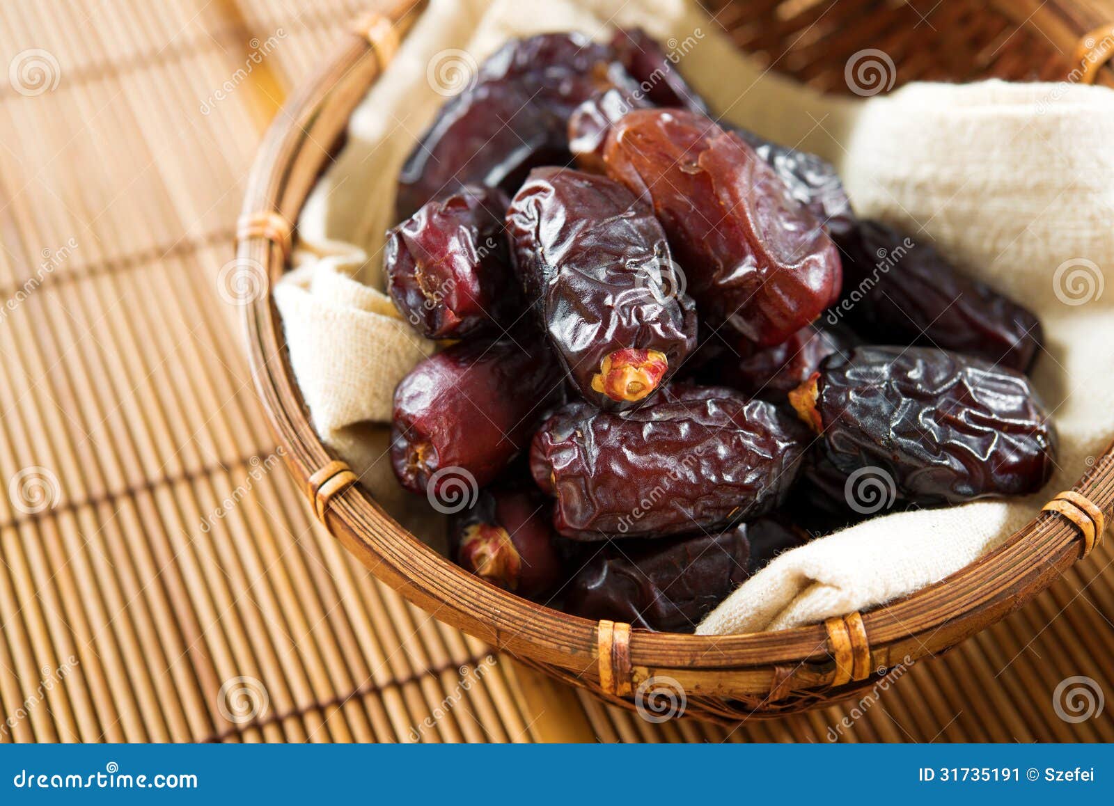 Frutti Della Palma Del Dattero Secco Immagine Stock - Immagine di bacca ...