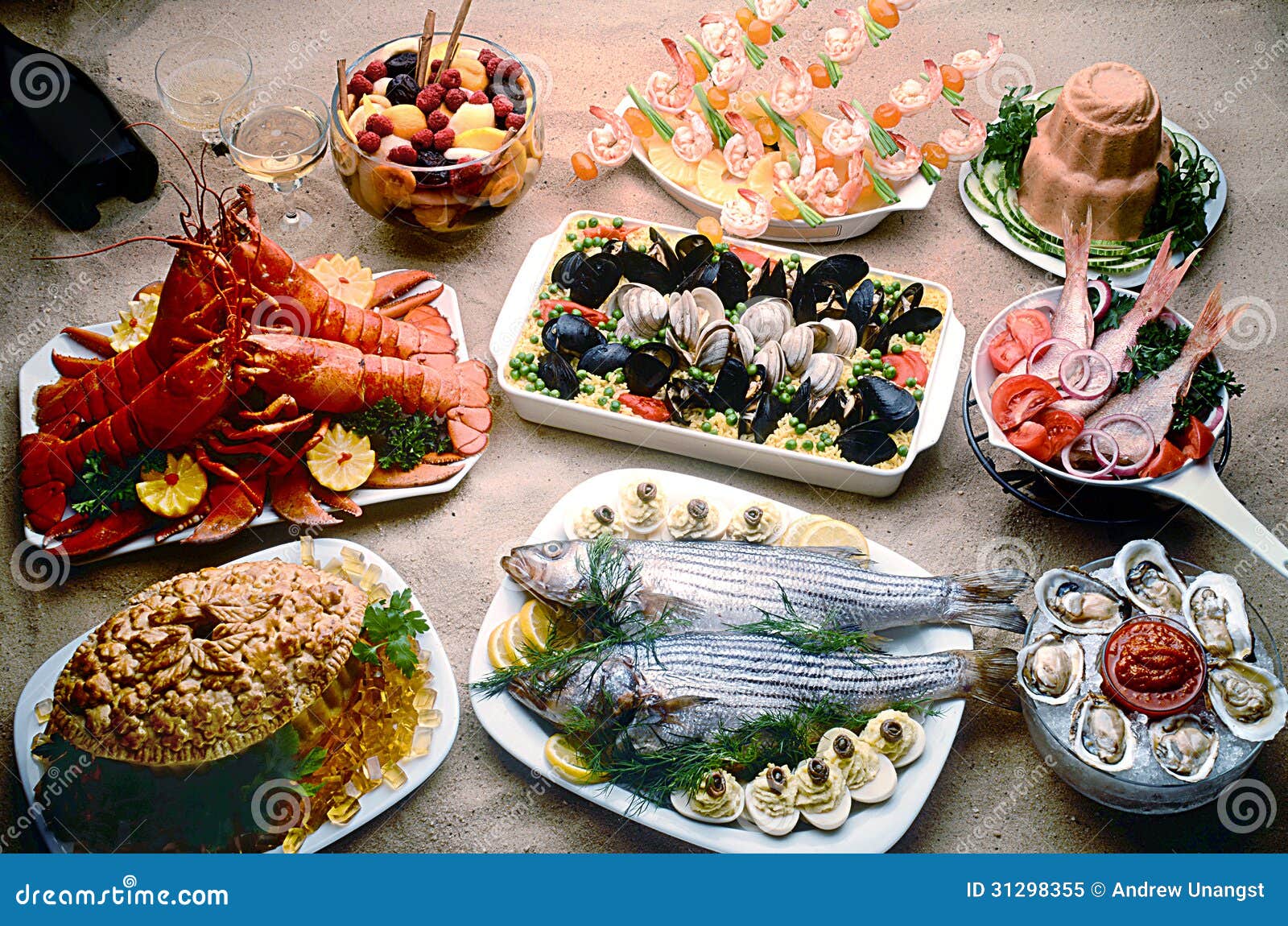 Frutti di mare immagine stock. Immagine di chiusura, frutta - 31298355