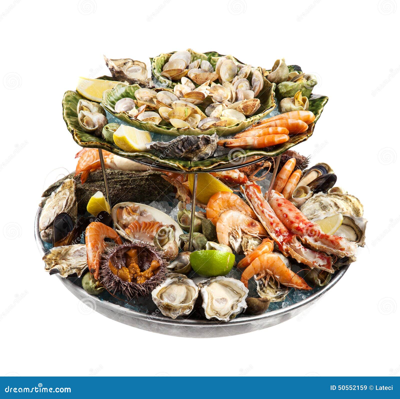 Frutti di mare misti crudi immagine stock. Immagine di mitili - 50552159