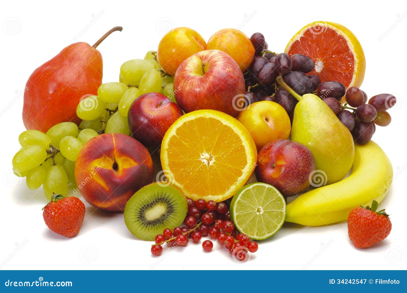 Frutti misti immagine stock. Immagine di frutta, sano - 34242547