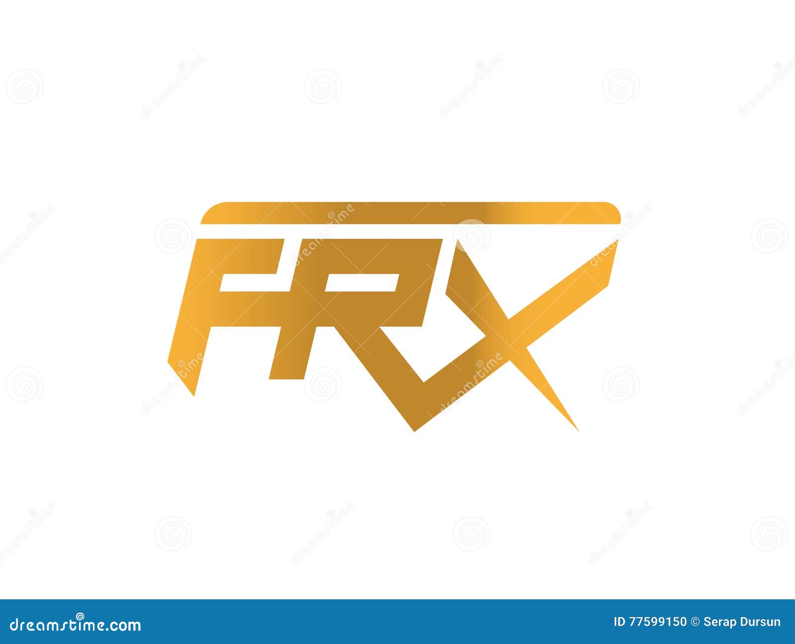 FRX concept logo design stock vector. Illustration of initial - 77599150