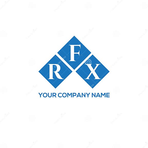 FRX Letter Logo Design on WHITE Background. FRX Creative Initials ...