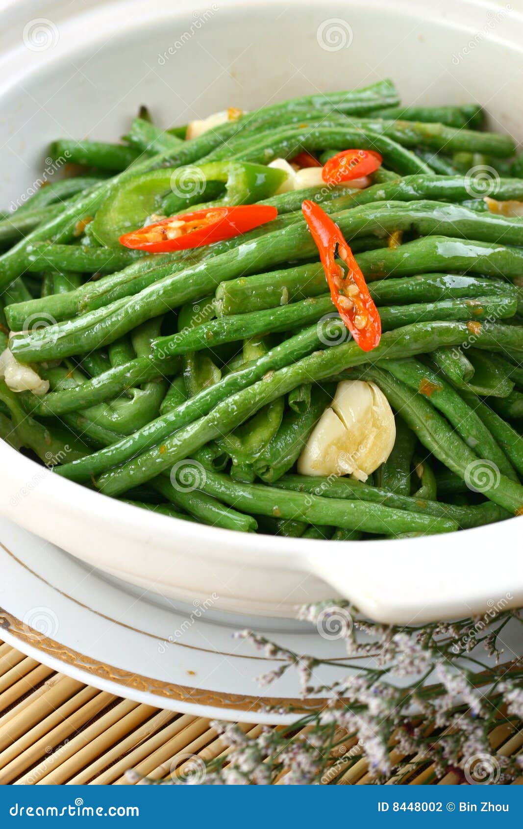 Fry asian food-cowpea stock photo. Image of asian, dinner - 8448002