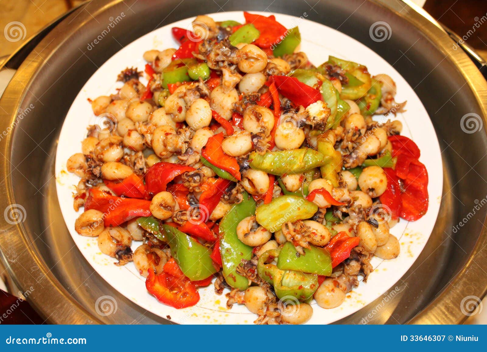 Fry cuttlefish wang stock image. Image of diet, seafood - 33646307