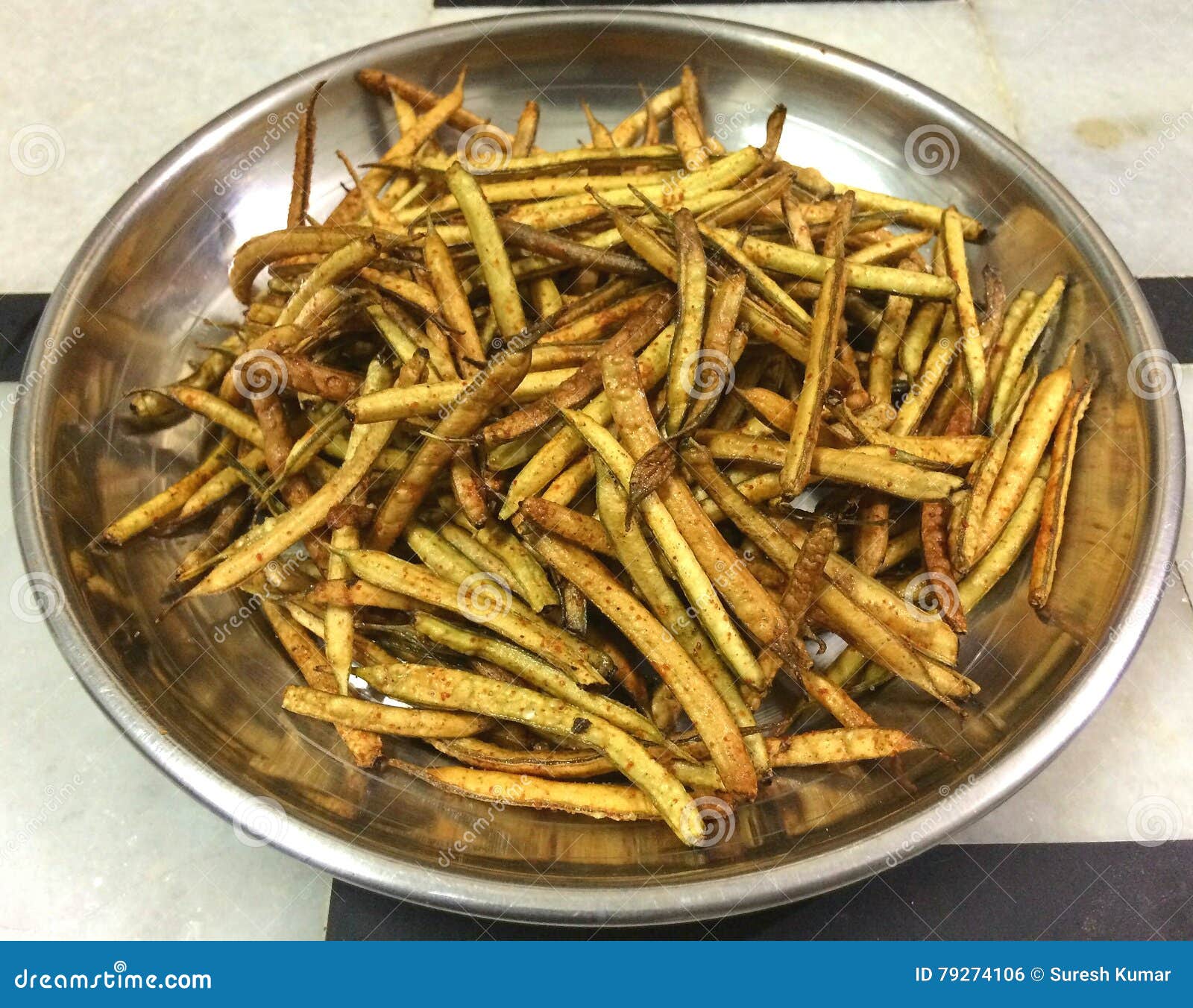 Fry gwarfali stock photo. Image of recipe, hojicha, masala - 79274106