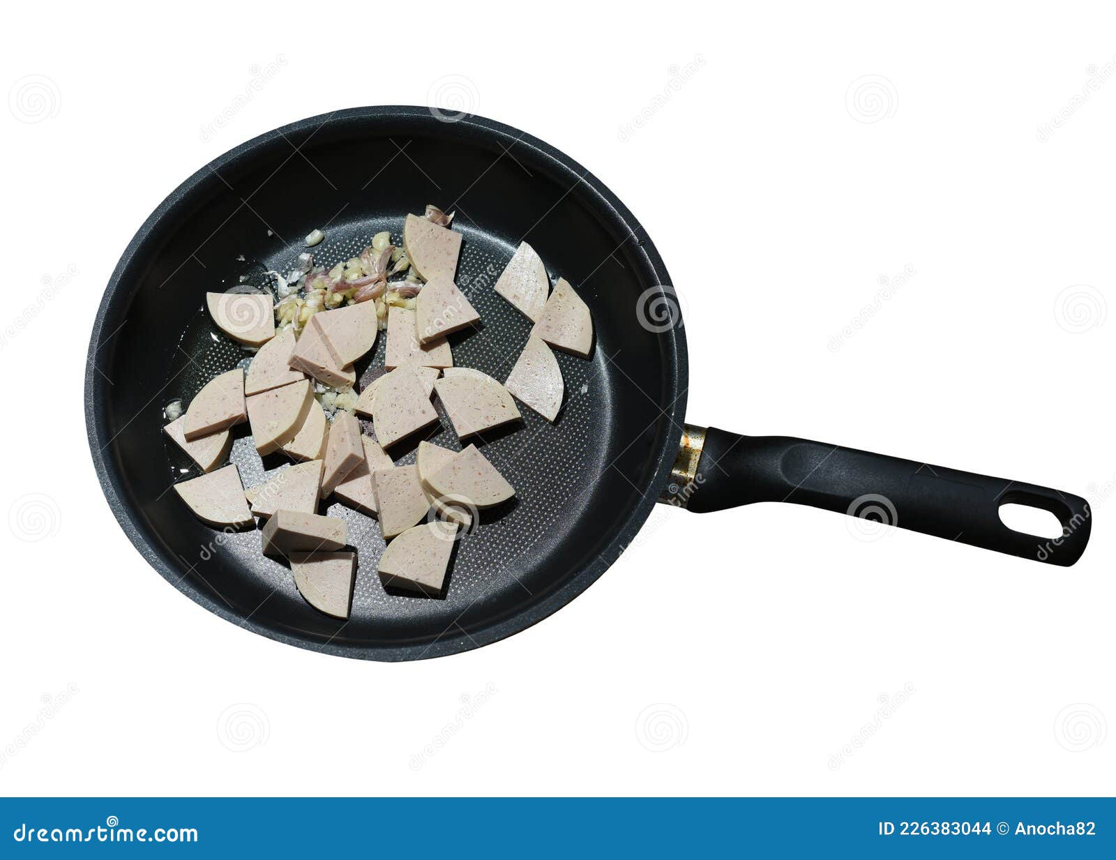 Fry Pork and Garlic in a Pan Stock Photo - Image of frying, homemade ...