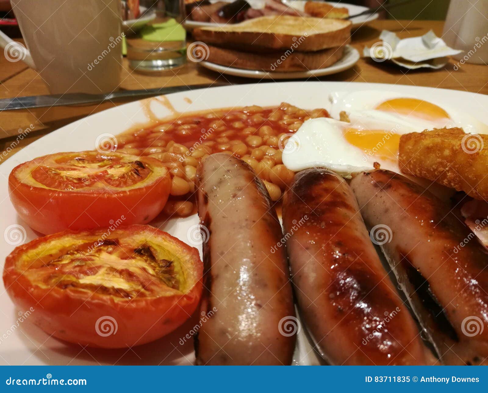 Fry up for Breakfast stock image. Image of morning, brown - 83711835