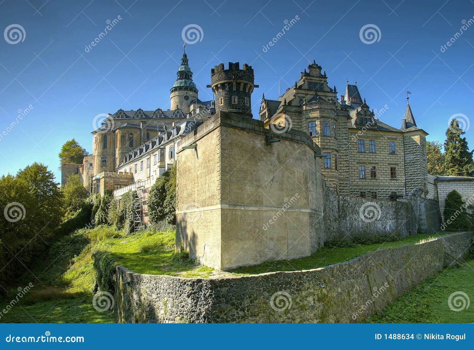 Frydlant - Castle in North of Czech Republic Stock Photo - Image of ...