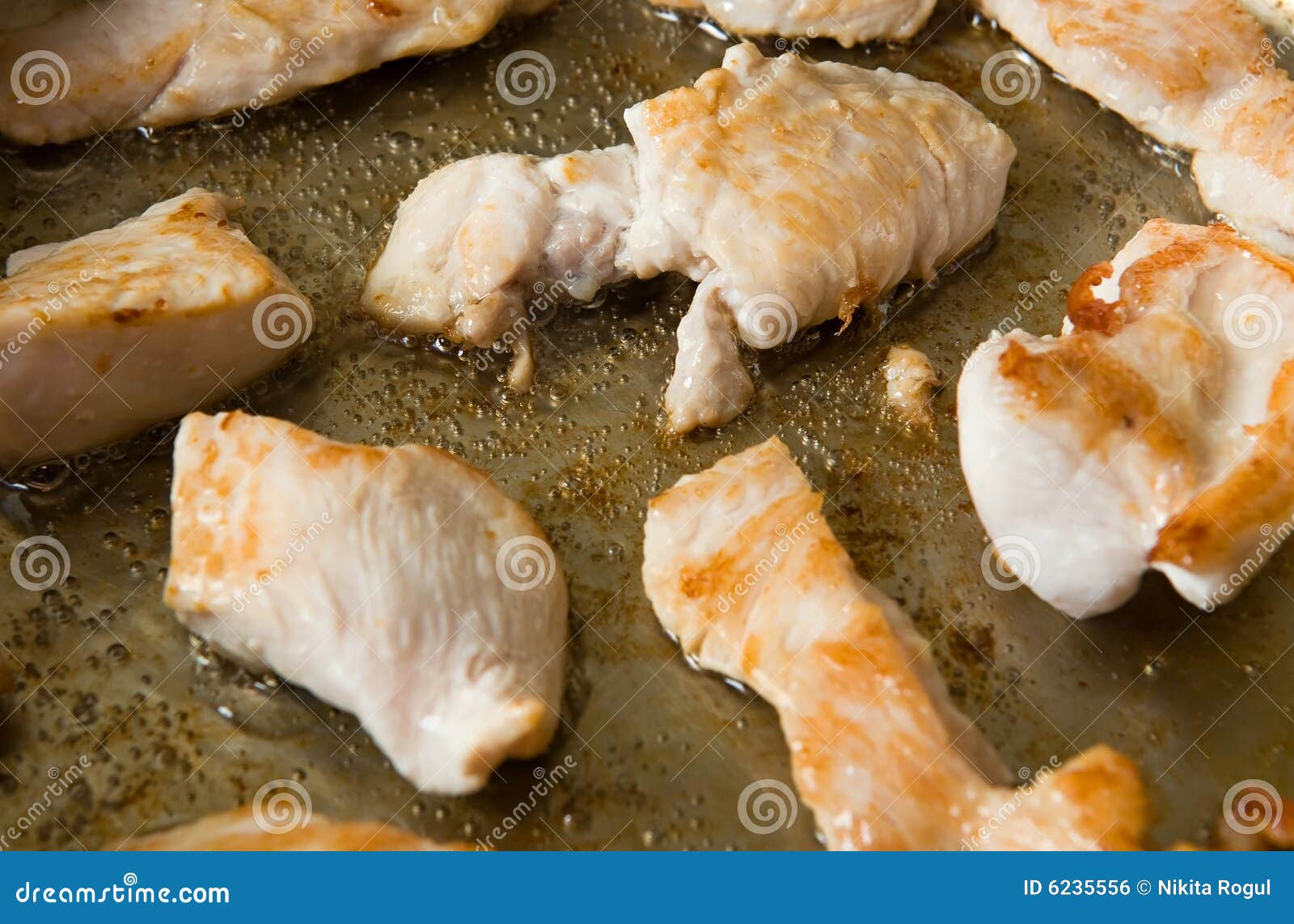 Frying a meat stock photo. Image of protein, brown, meal - 6235556