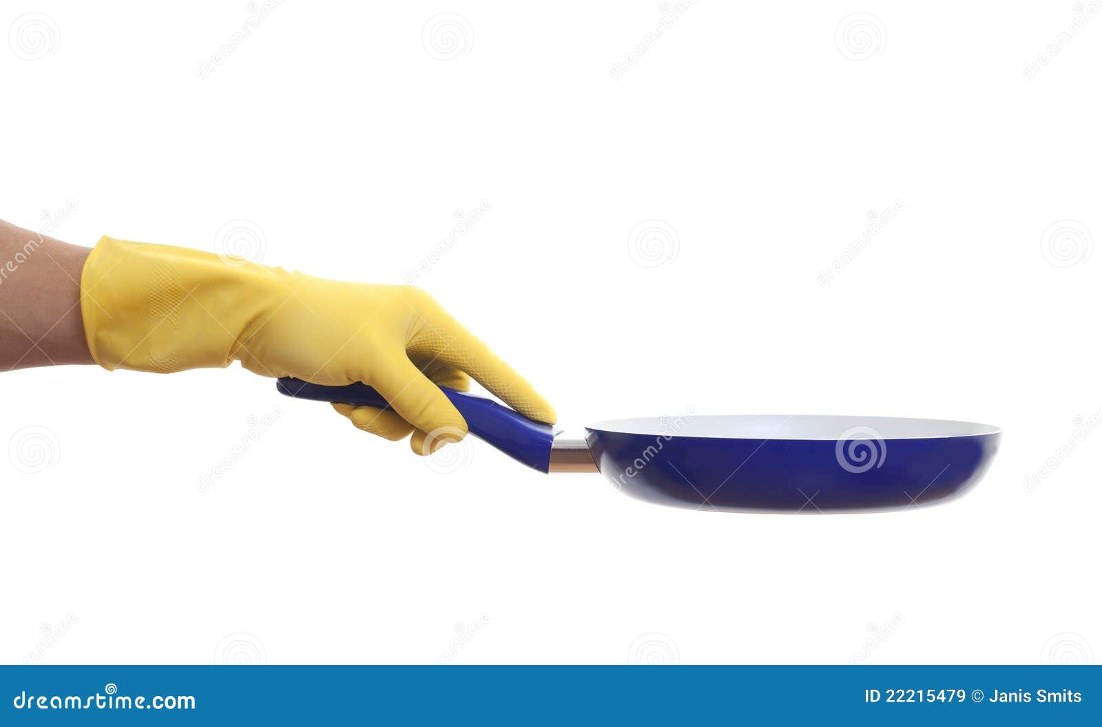 Frying pan and hand. stock image. Image of hand, frying - 22215479