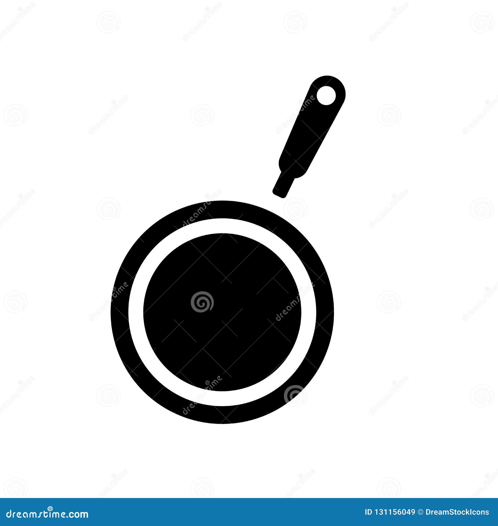 Frying Pan Icon. Trendy Frying Pan Logo Concept on White Background ...