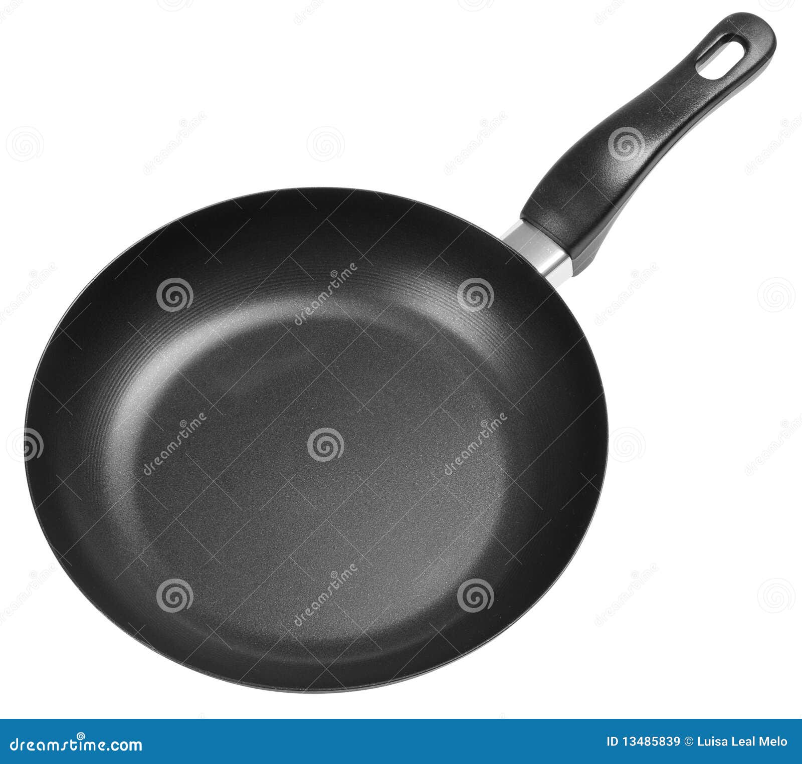 Frying pan. Isolated stock image. Image of cooking, cook - 13485839