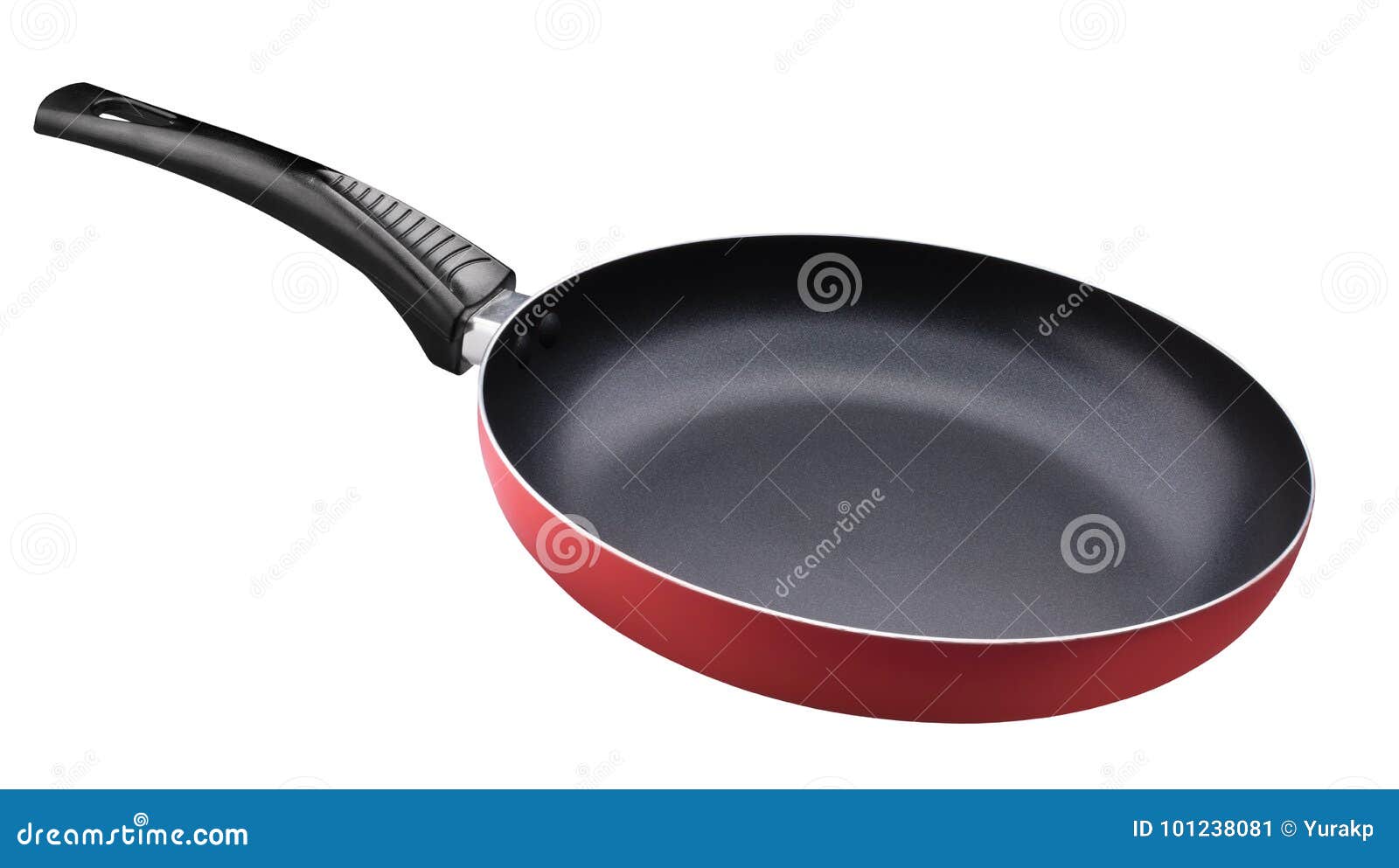 Frying Pan Isolated on a White Background Stock Image - Image of ...