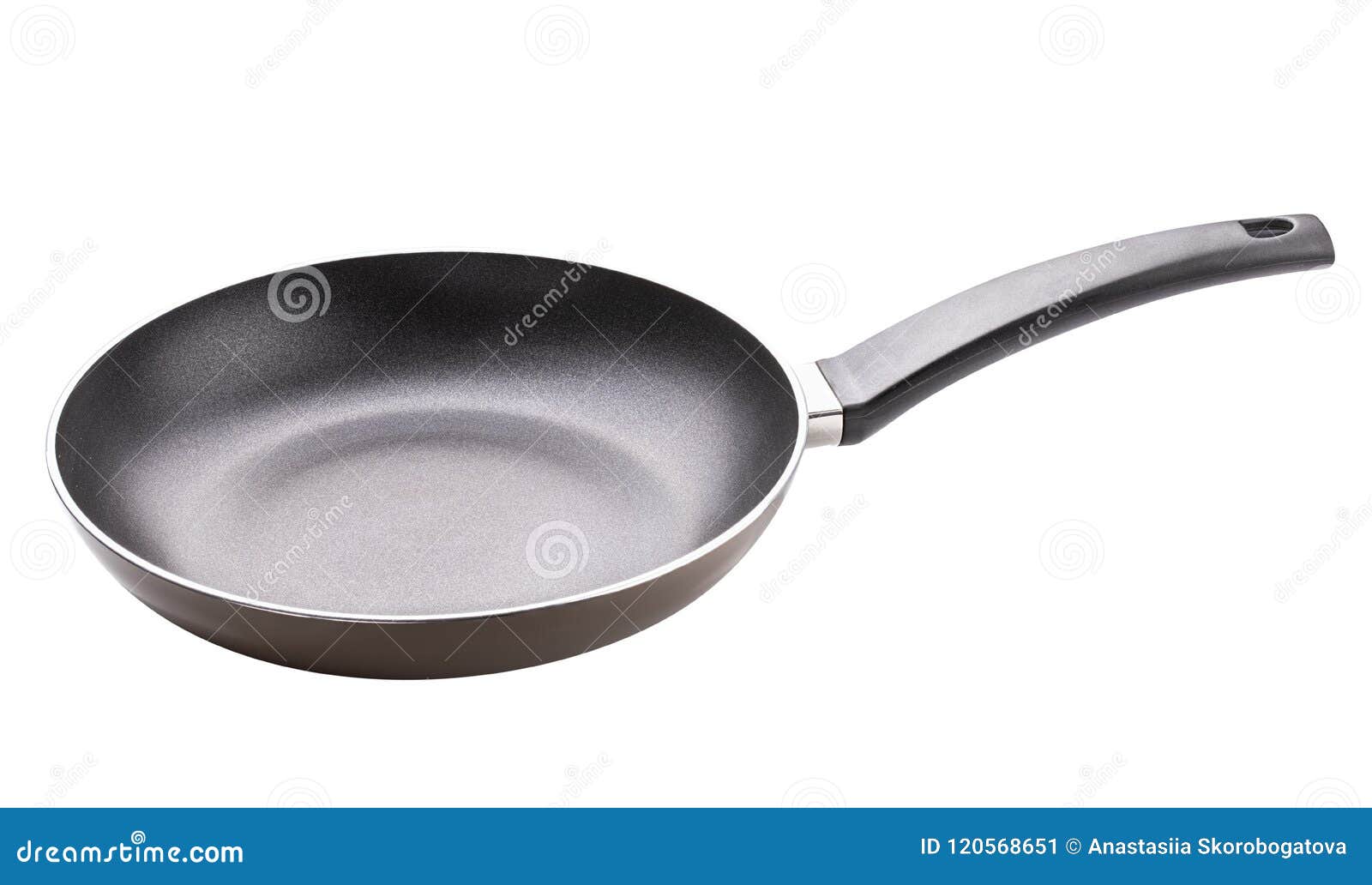 Frying Pan Isolated on White Background. Clipping Path Stock Image ...
