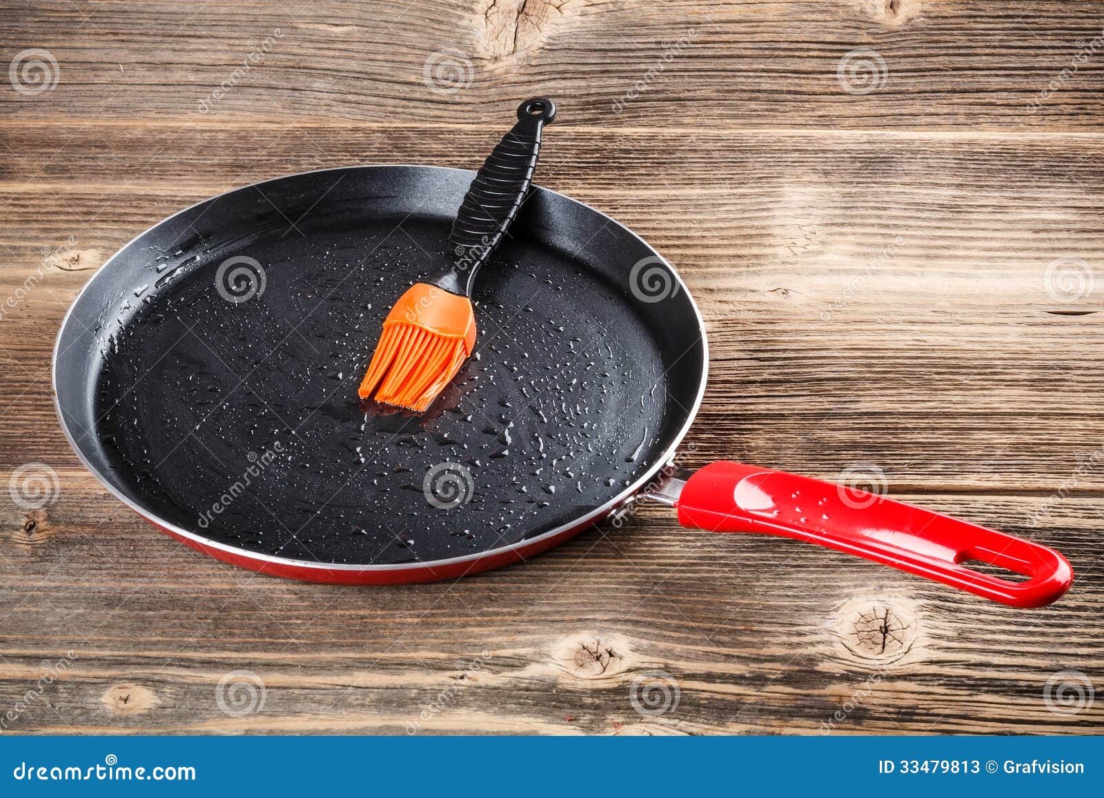 Frying pan stock image. Image of oiling, kitchen, closeup - 33479813