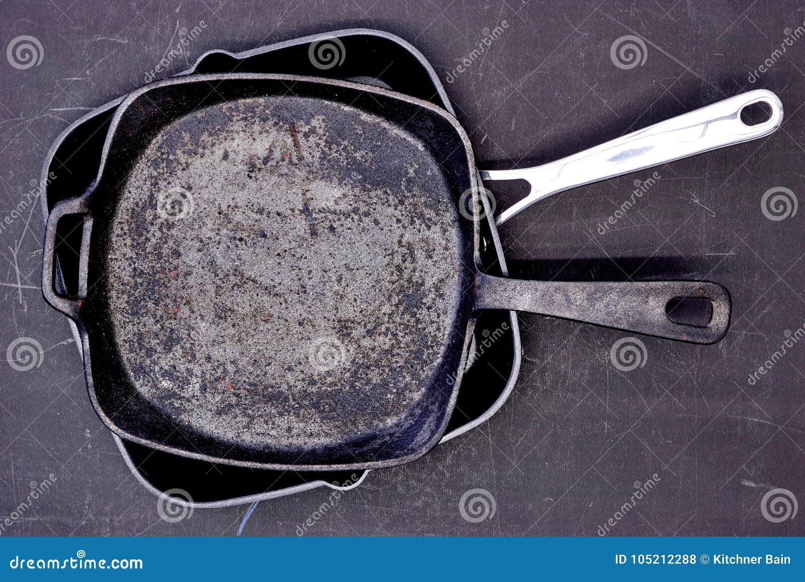 Frying Pan Skillet stock photo. Image of enamelware - 105212288
