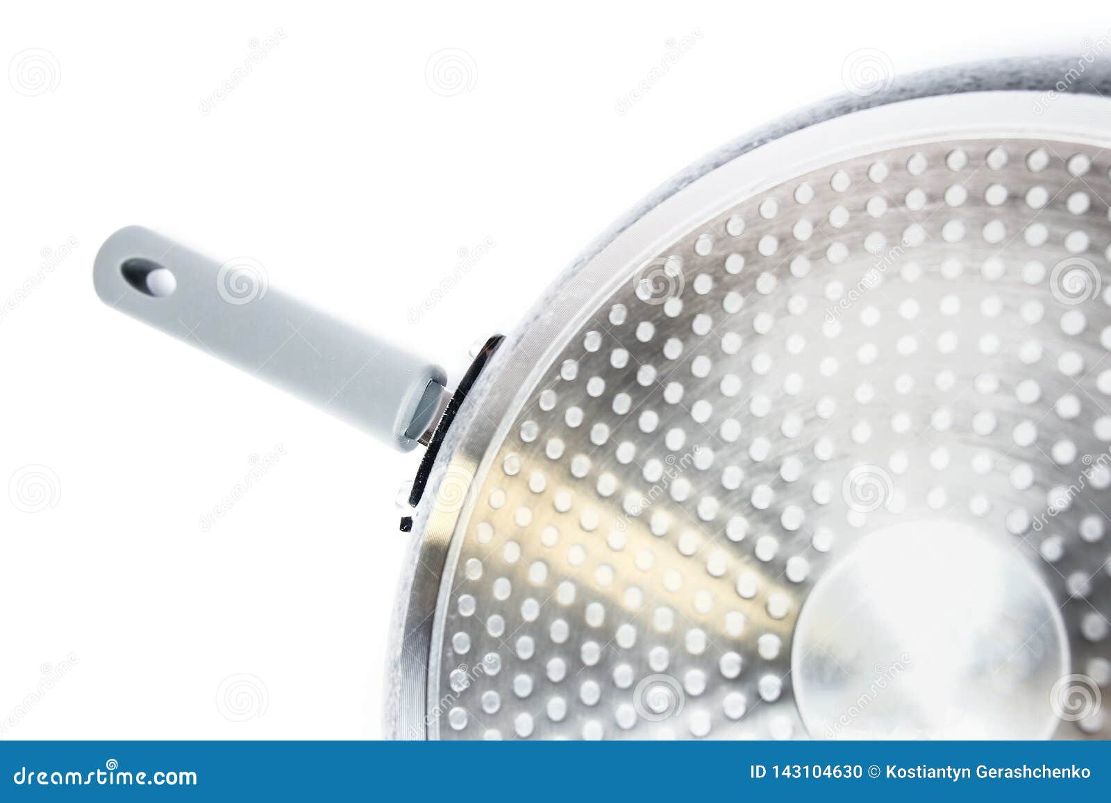 Frying Pan on a White Background Stock Photo - Image of frying, skillet ...