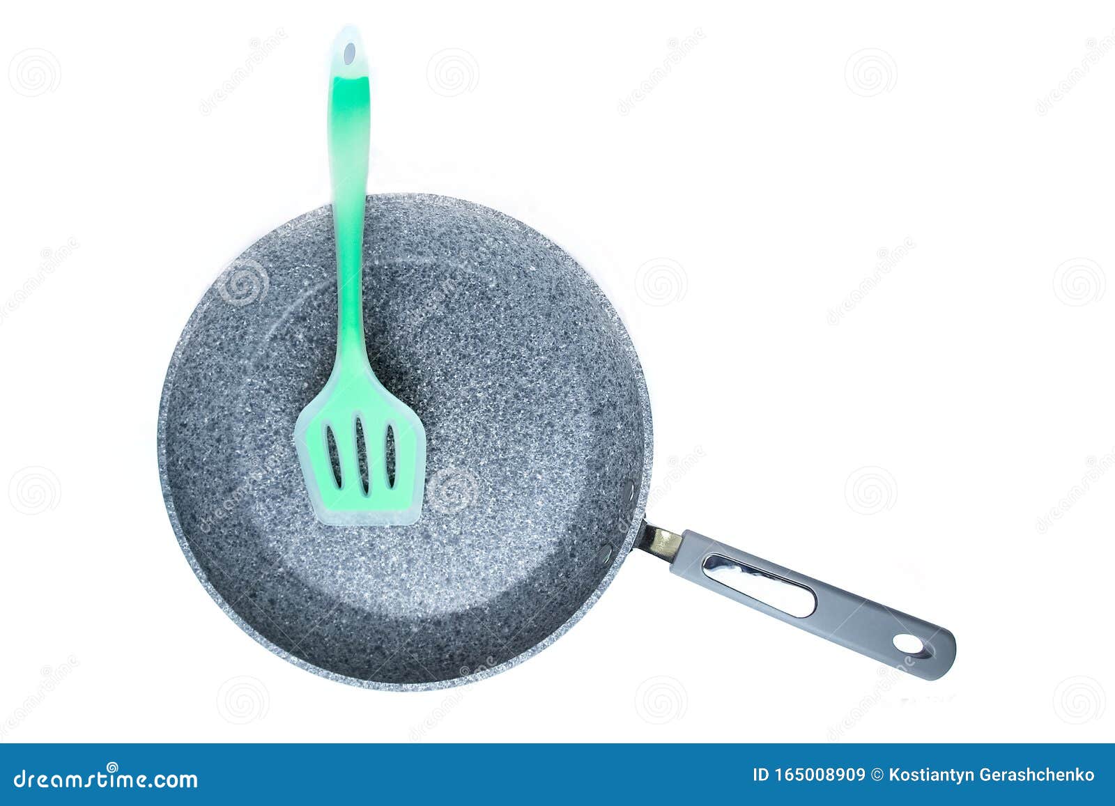 Frying Pan on a White Background Stock Image - Image of domestic, meal ...