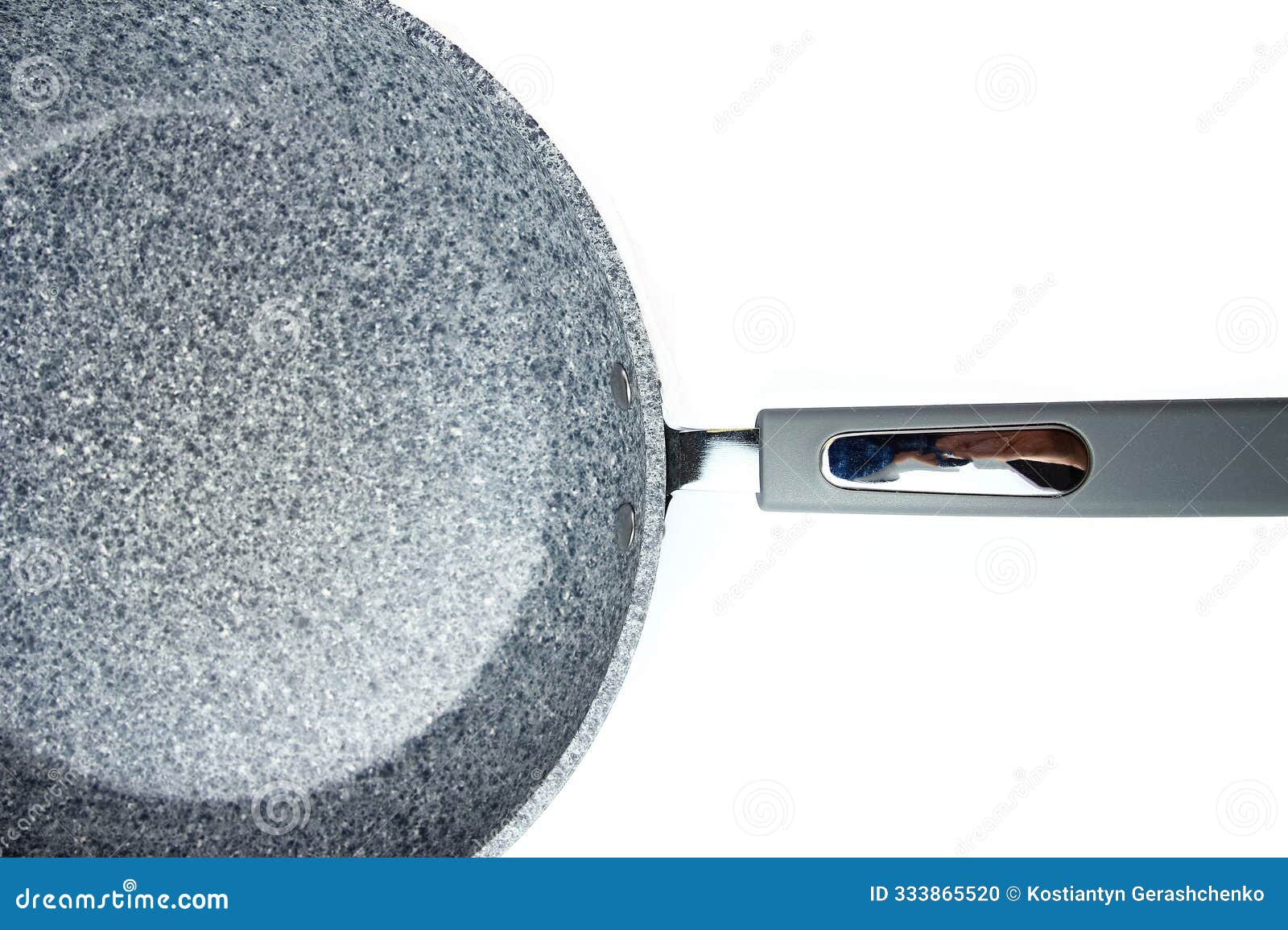 A Frying Pan on a White Background Stock Photo - Image of pans, steel ...