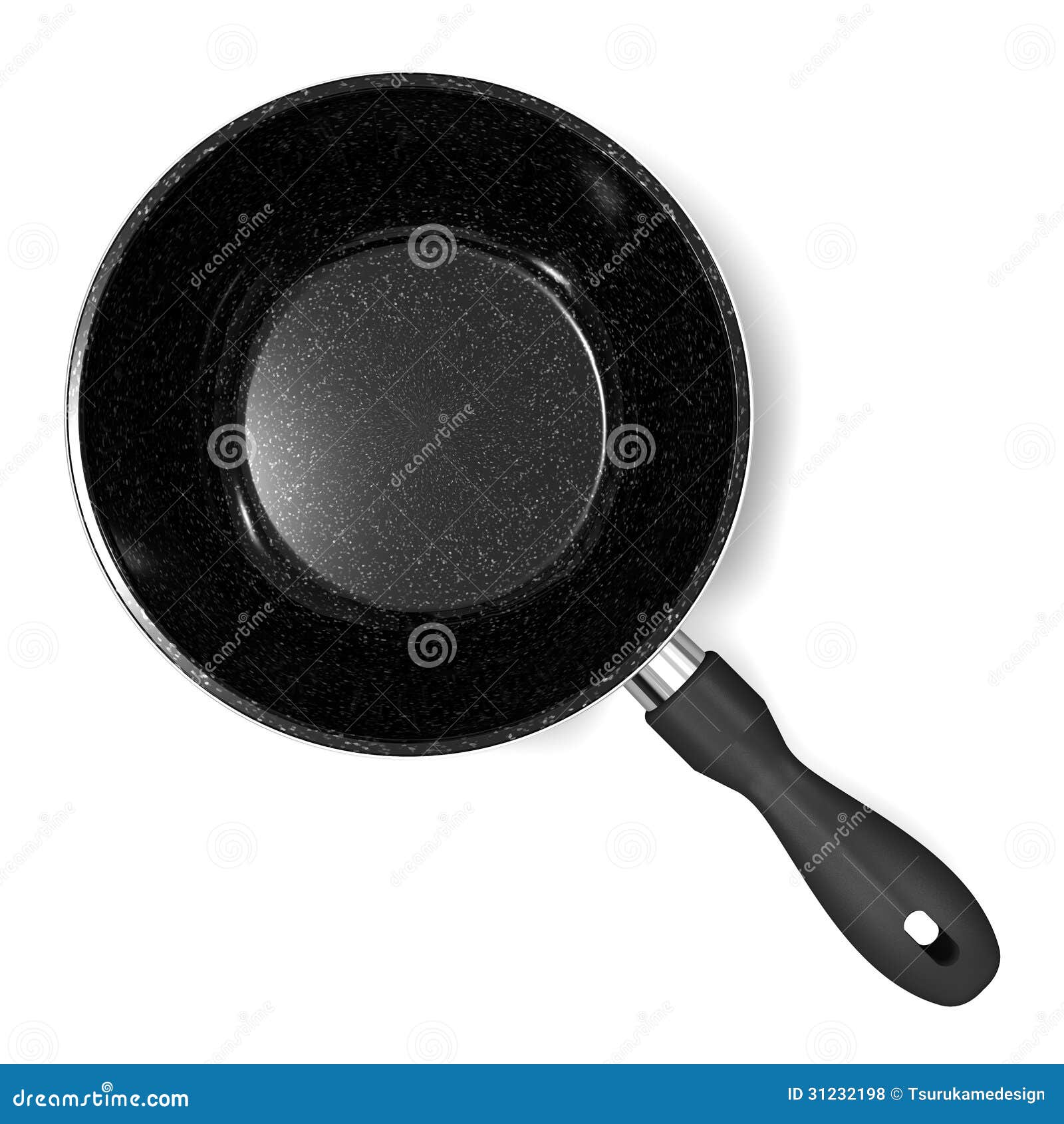Frypan Top View Royalty-Free Cartoon | CartoonDealer.com #31232198
