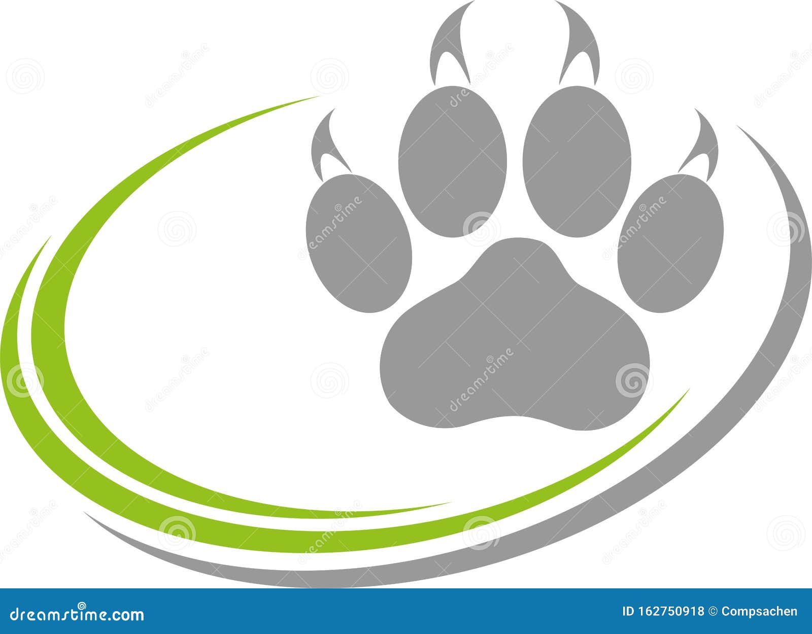 Wolf Paw Logo Design