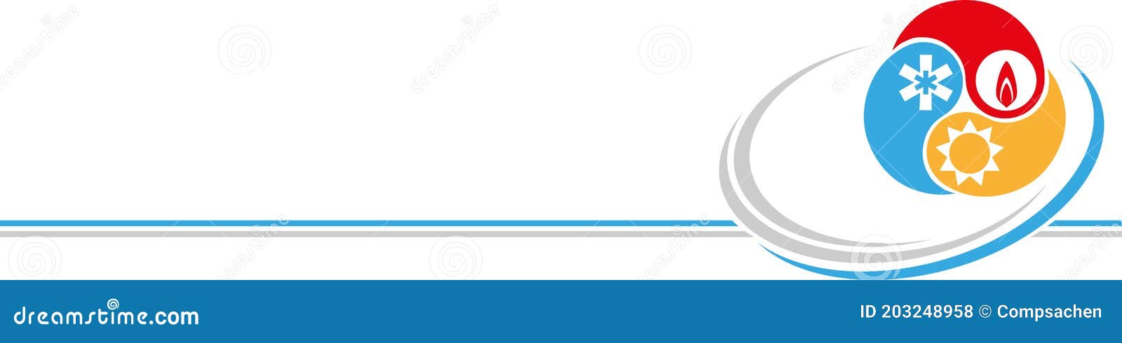 Three Drops, Temperature Logo, Air Conditioning Logo, Air Conditioning ...