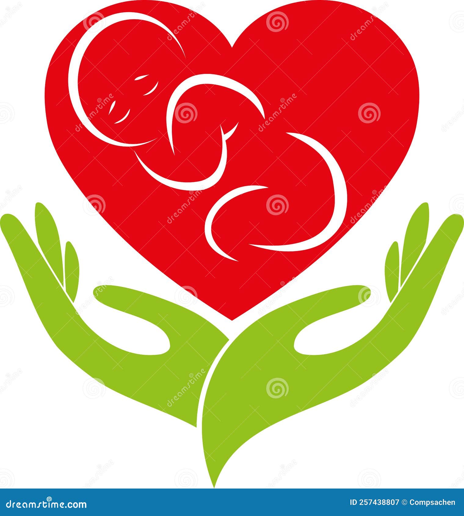 Hands and Toddler, Child, Baby, Midwife, Pediatrician Logo Stock Vector ...