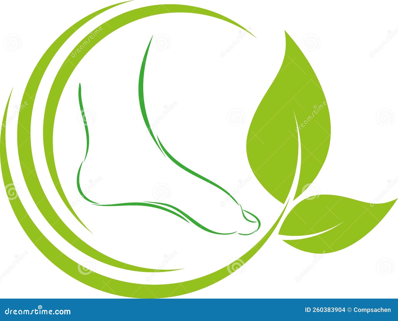 Leaves As Feet, Physiotherapy and Podiatry Background, Massage and Foot ...