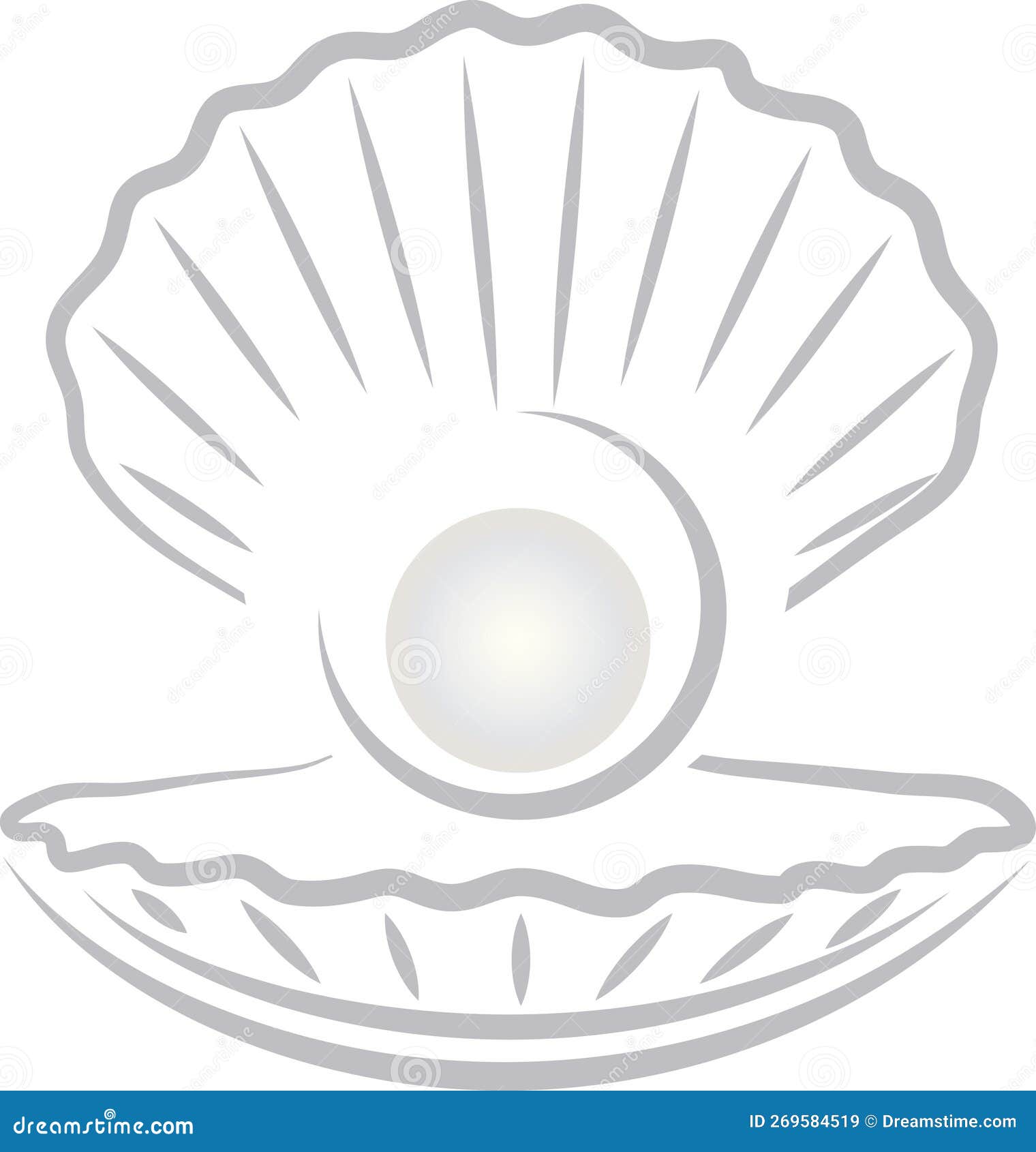 Open Shell With Pearl Logo, Shell Logo, Icon, Pearl Logo, Tourism Logo ...