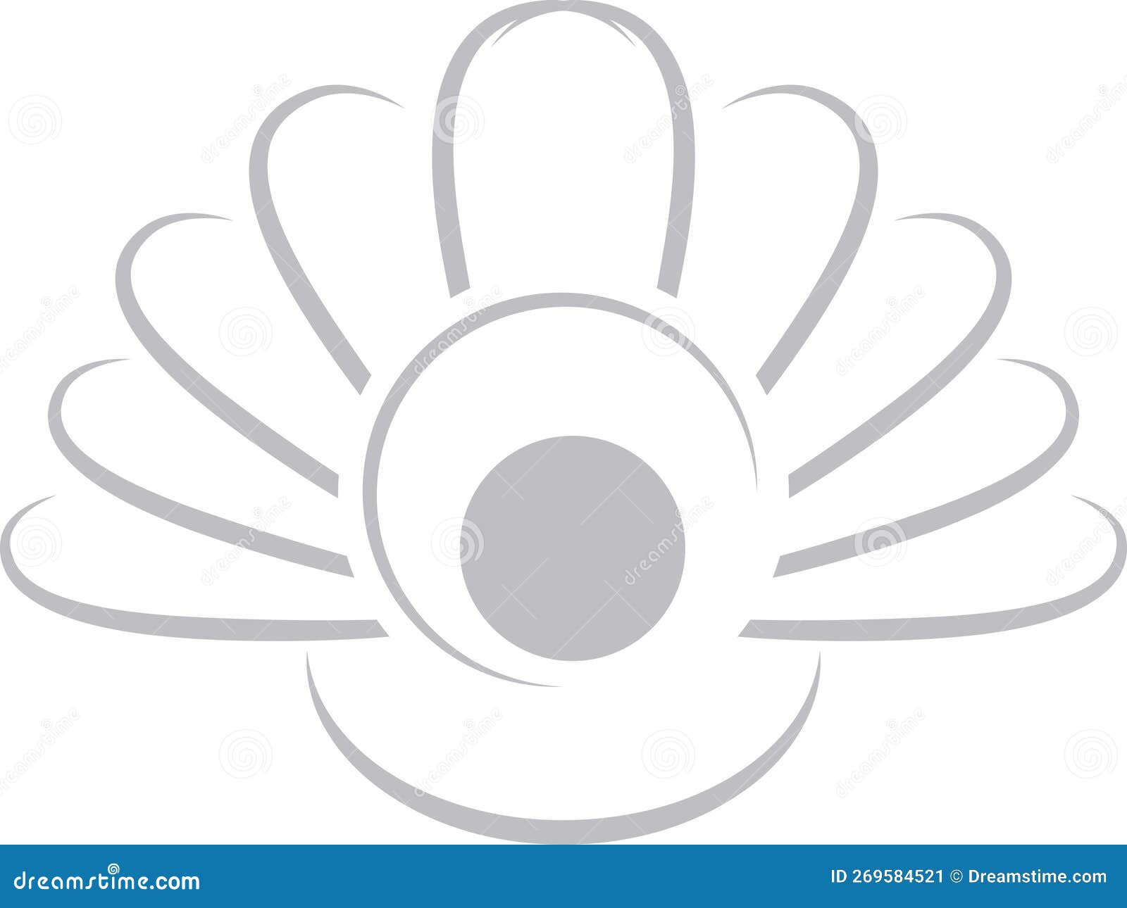 Open Shell With Pearl Logo, Shell Logo, Icon, Pearl Logo, Tourism Logo ...