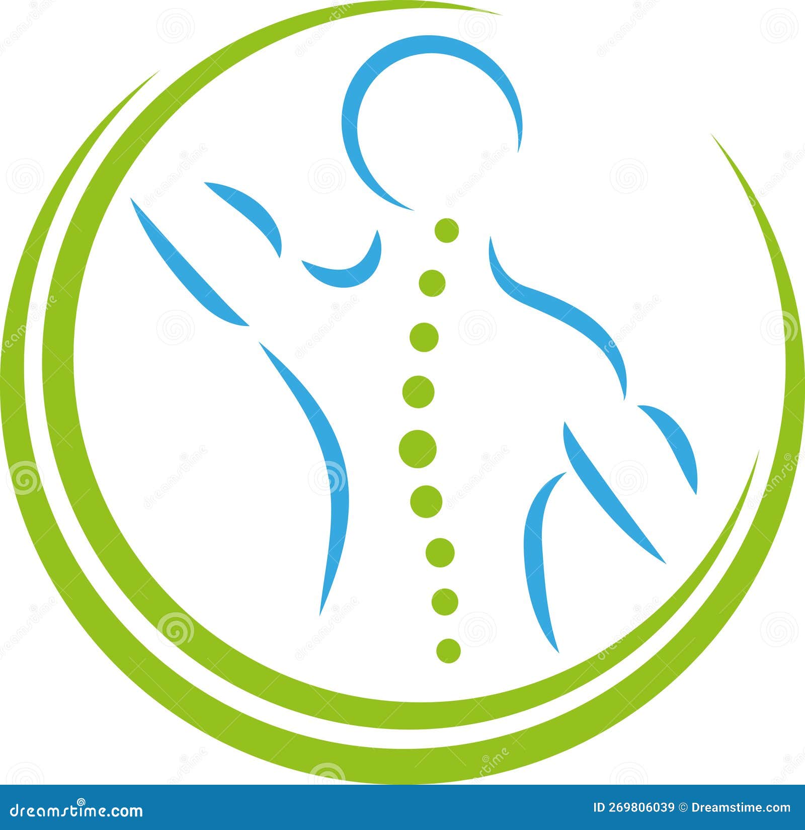 Person In Motion Logo Chiropractor Logo Orthopedics Logo Physical