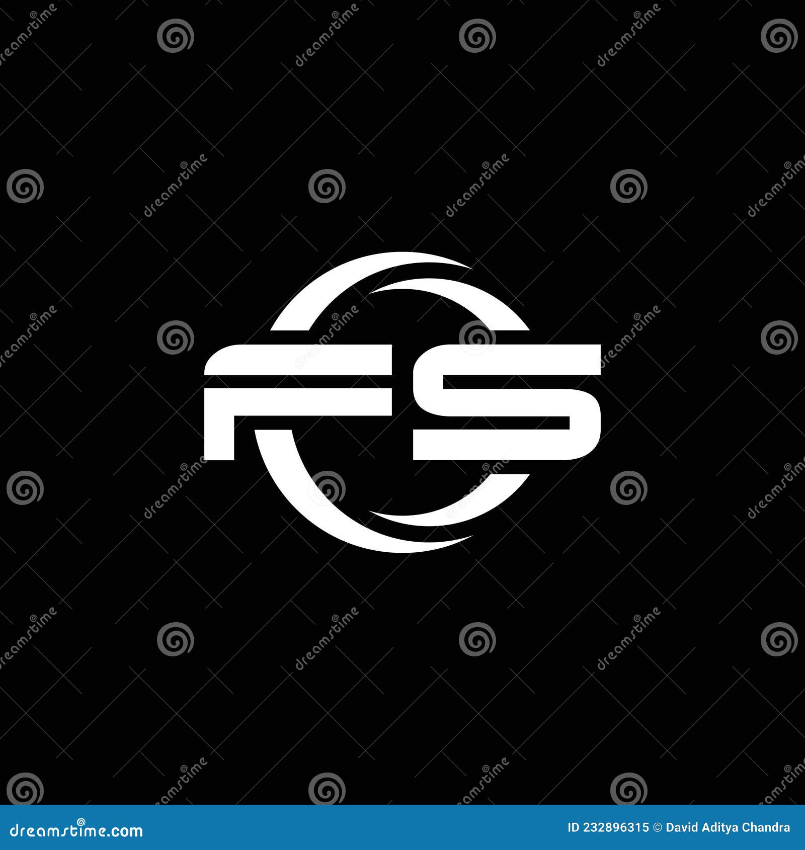 FS Logo Monogram Design Template Stock Vector - Illustration of ...