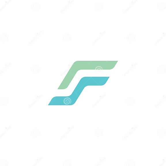 FS Logo Template Design. FS Icon Stock Illustration - Illustration of ...
