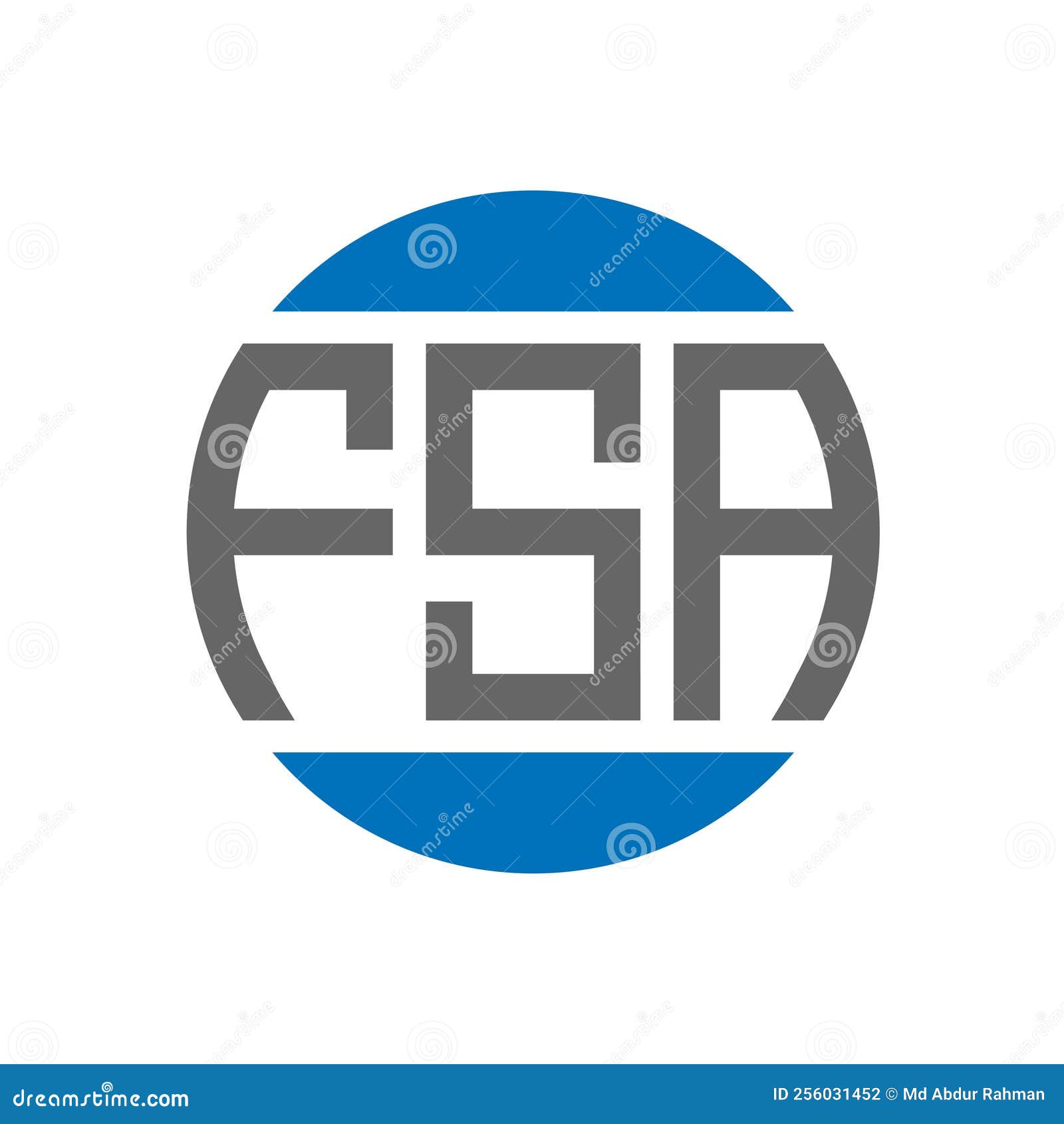 FSA Letter Logo Design on White Background. FSA Creative Initials ...
