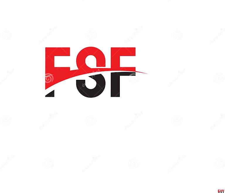 FSE Letter Initial Logo Design Vector Illustration Stock Vector ...
