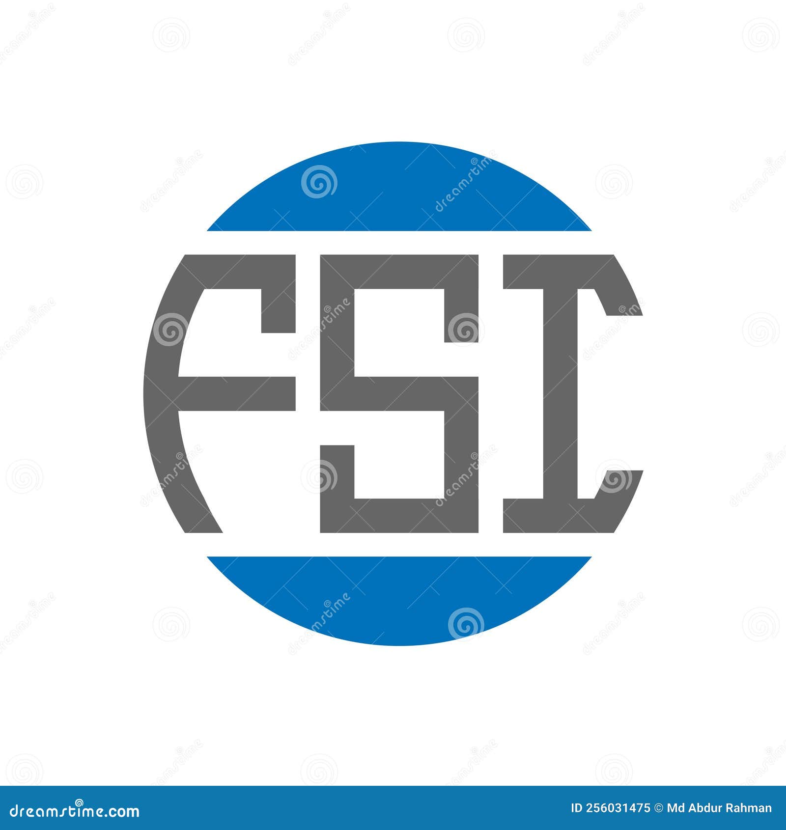 FSI Letter Logo Design on White Background. FSI Creative Initials ...