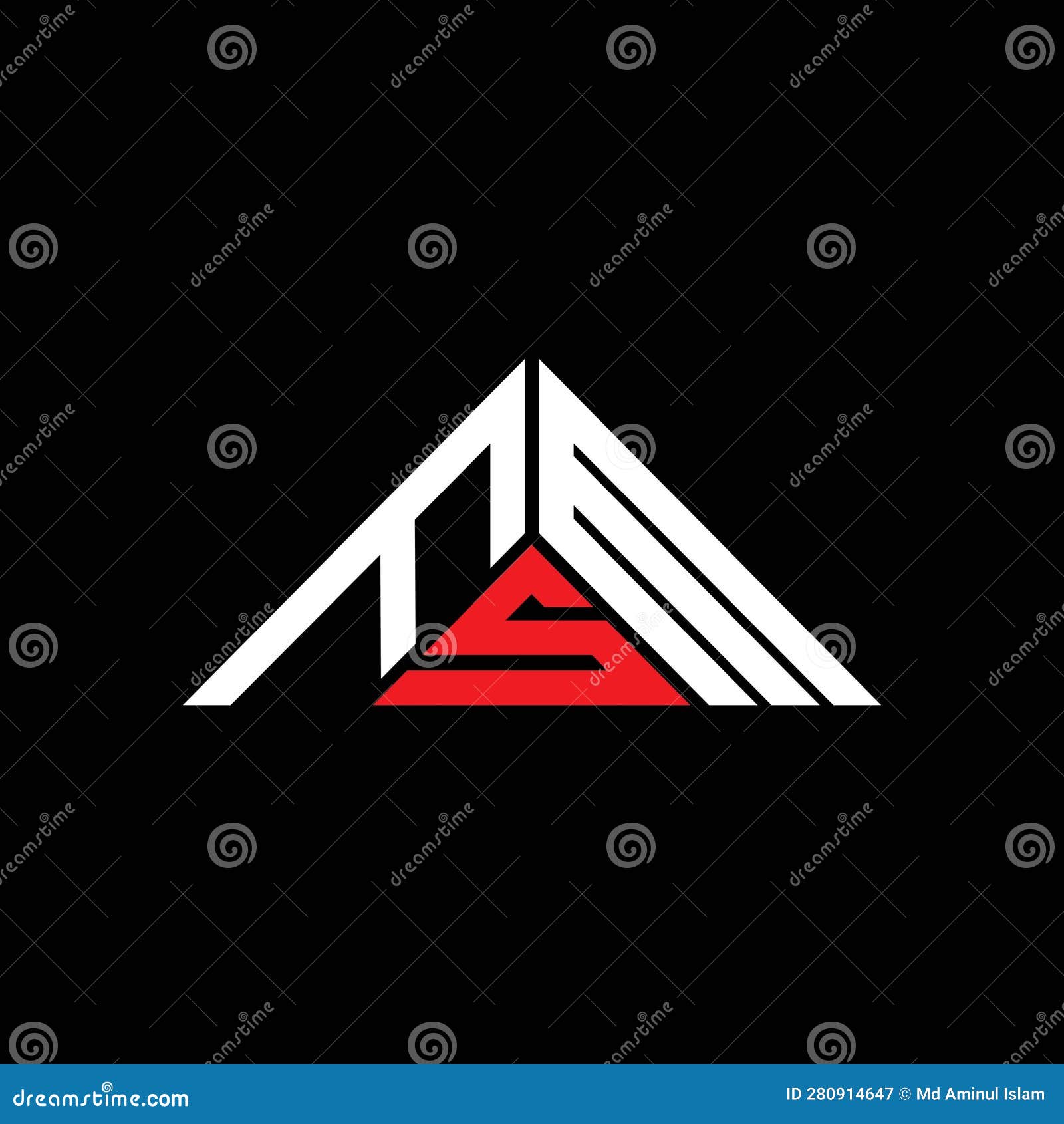 FSM Letter Logo Creative Design with Vector Graphic, FSM Simple and ...