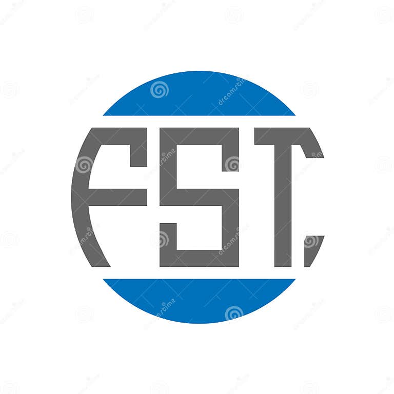 FST Letter Logo Design on White Background. FST Creative Initials ...