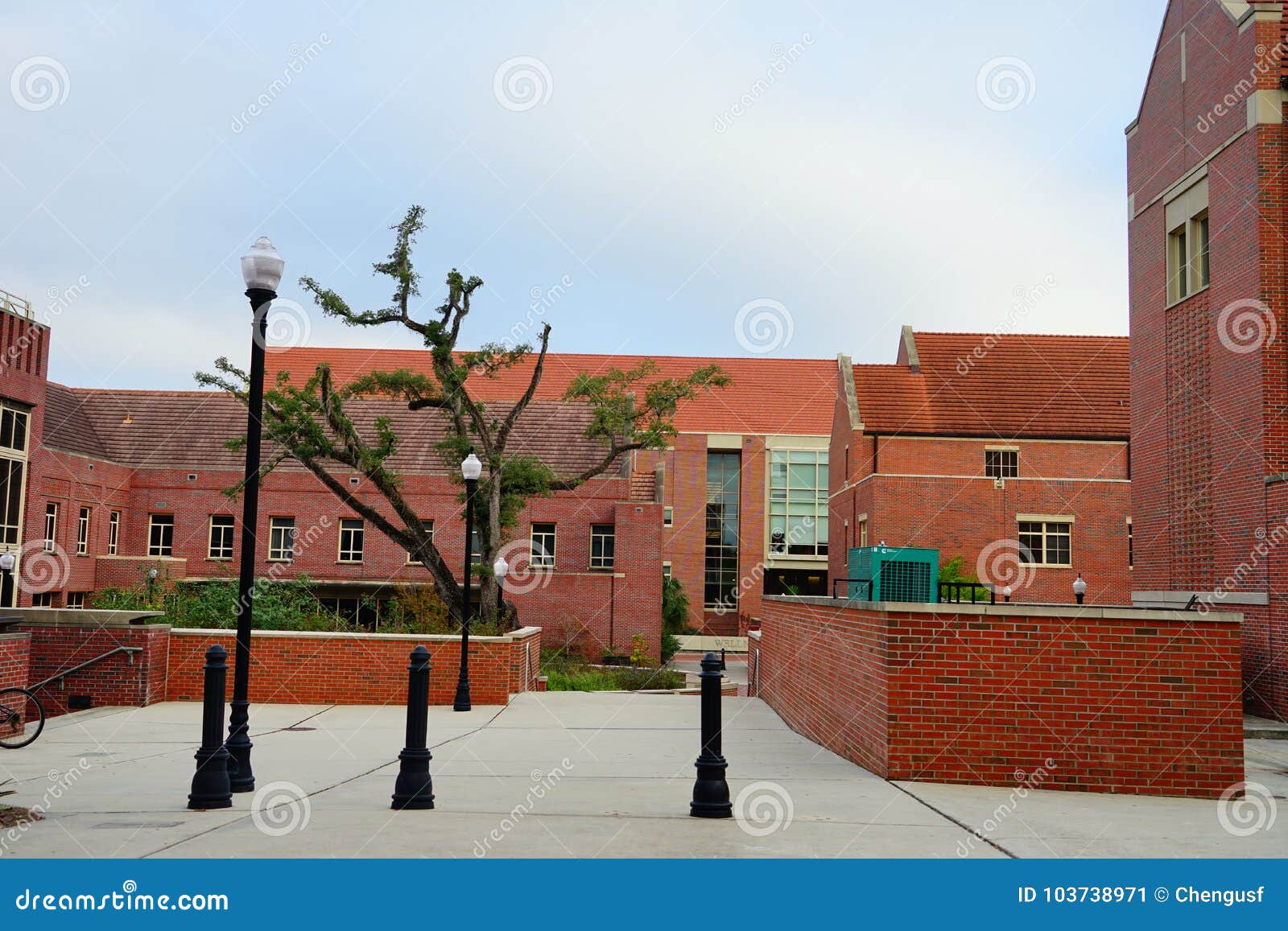 FSU campus landscape editorial photo. Image of dormitory - 103738971