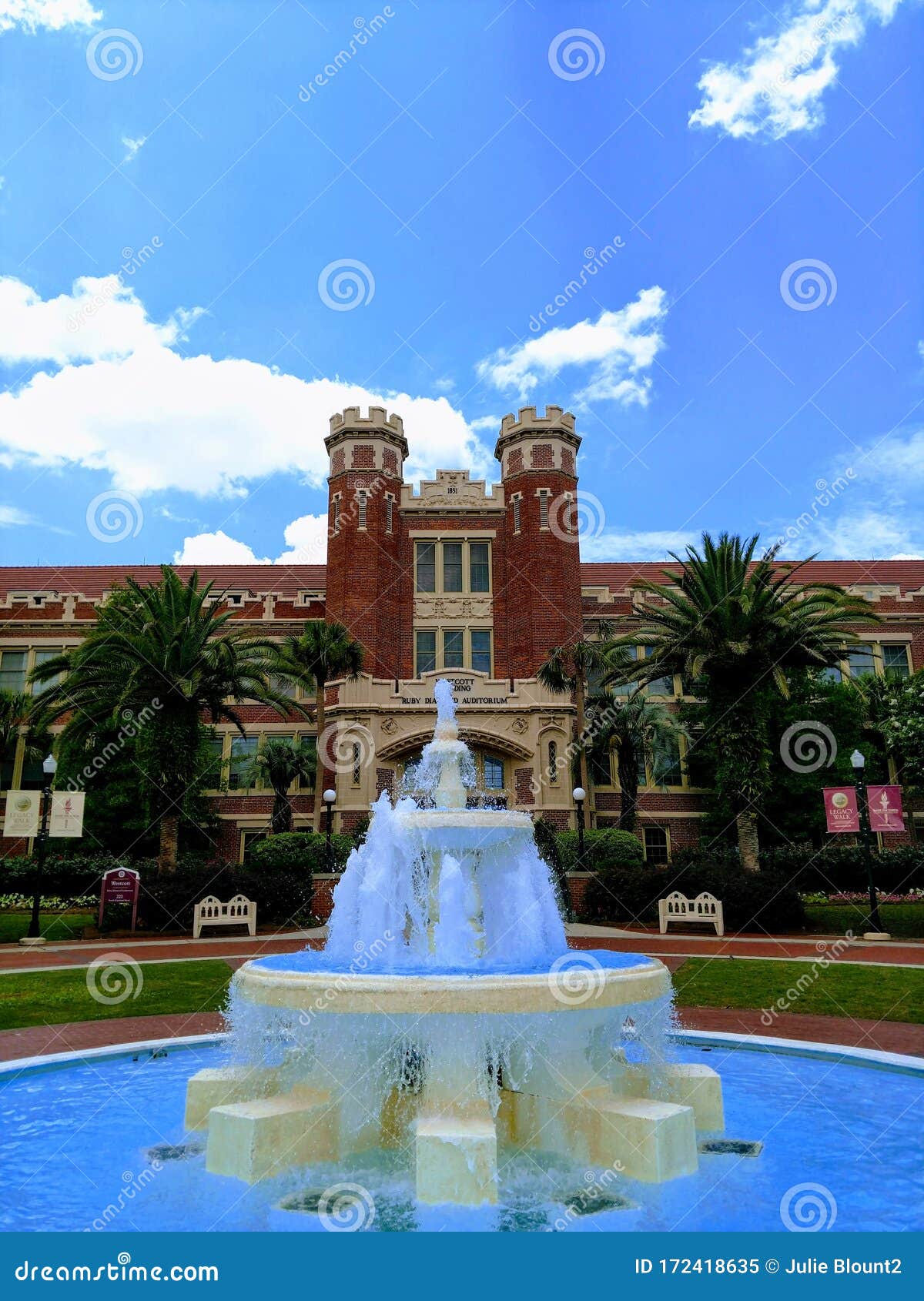 FSU Ruby Diamond Auditorim stock image. Image of ruby - 172418635