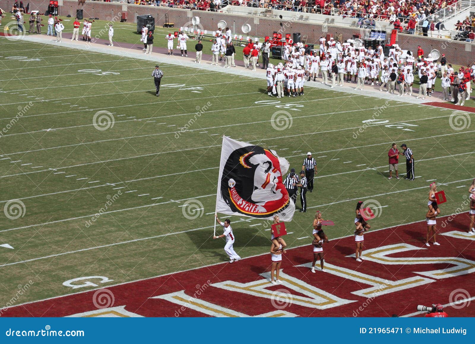 FSU Seminole Flag editorial photo. Image of south, fans - 21965471