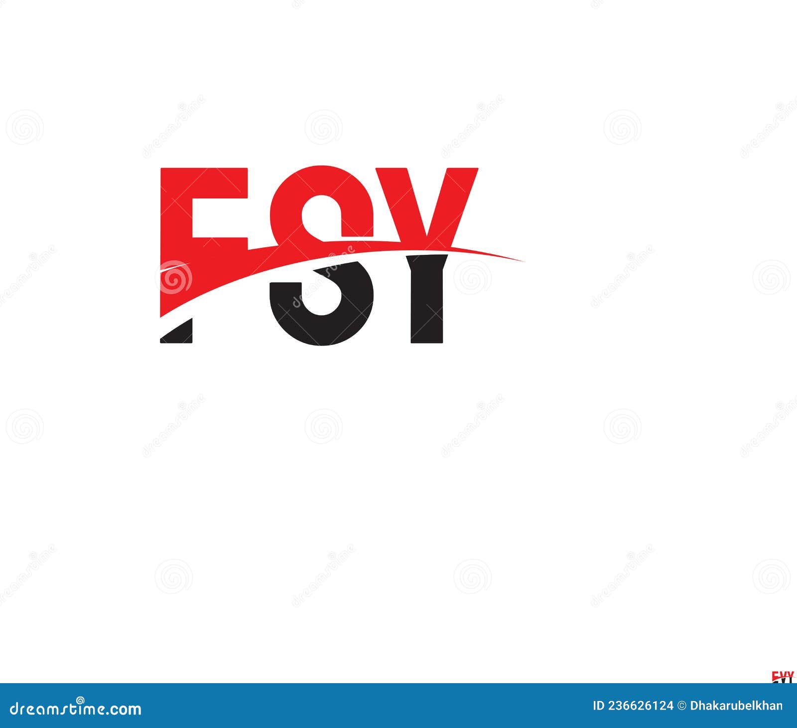 FSY Letter Initial Logo Design Vector Illustration Stock Vector ...