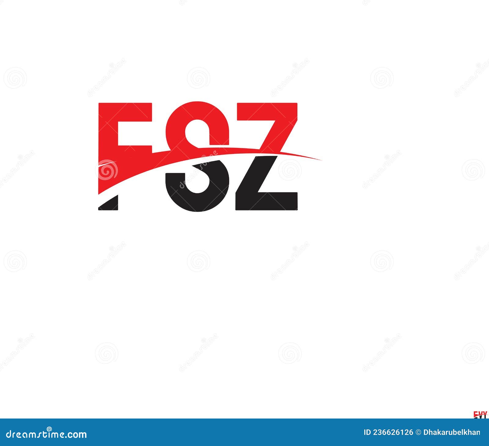 FSZ Letter Initial Logo Design Vector Illustration Stock Vector ...