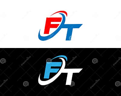 FT Letter Logo Design Creative Stock Vector - Illustration of idea ...